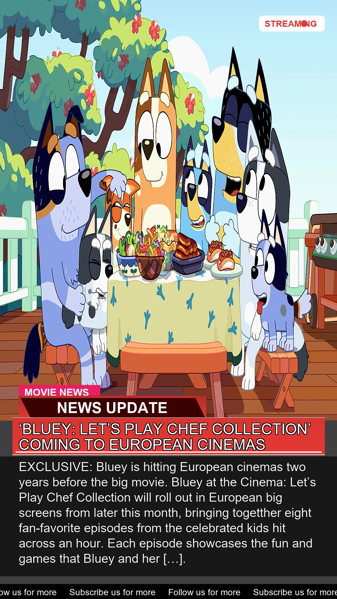 Bluey Lets Play Chef Collection Coming to Euro