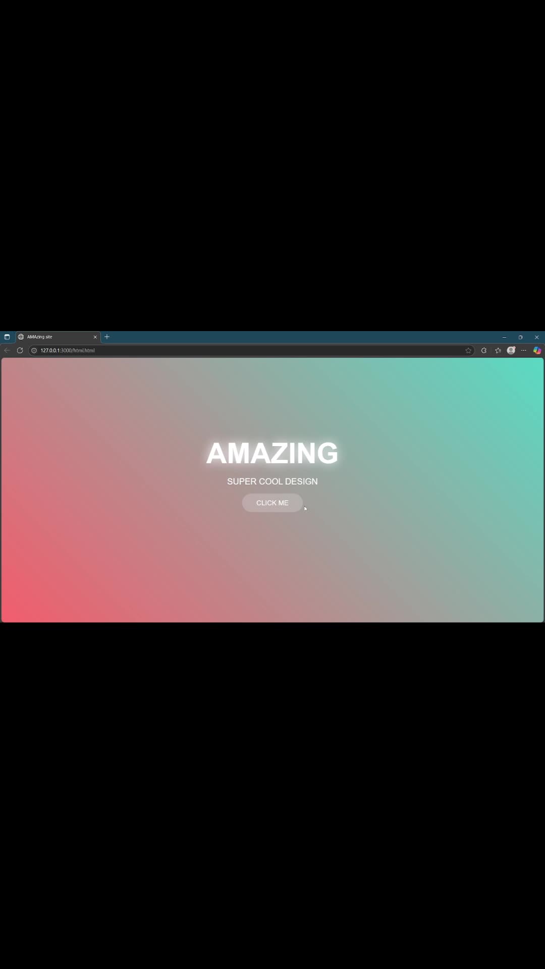 Mind-Blowing HTML& Css animation in 40 lines🔥