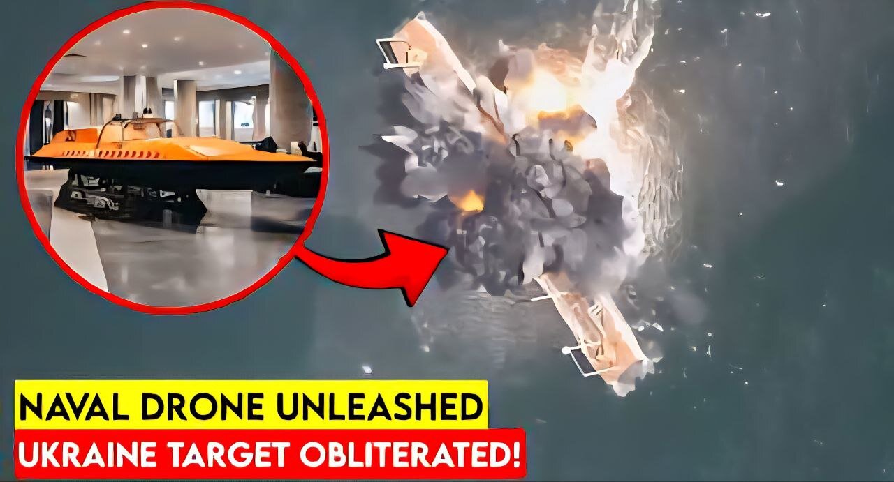 Unstoppable! Russia Unleashes New Drone Ship in First Strike—Footage ...