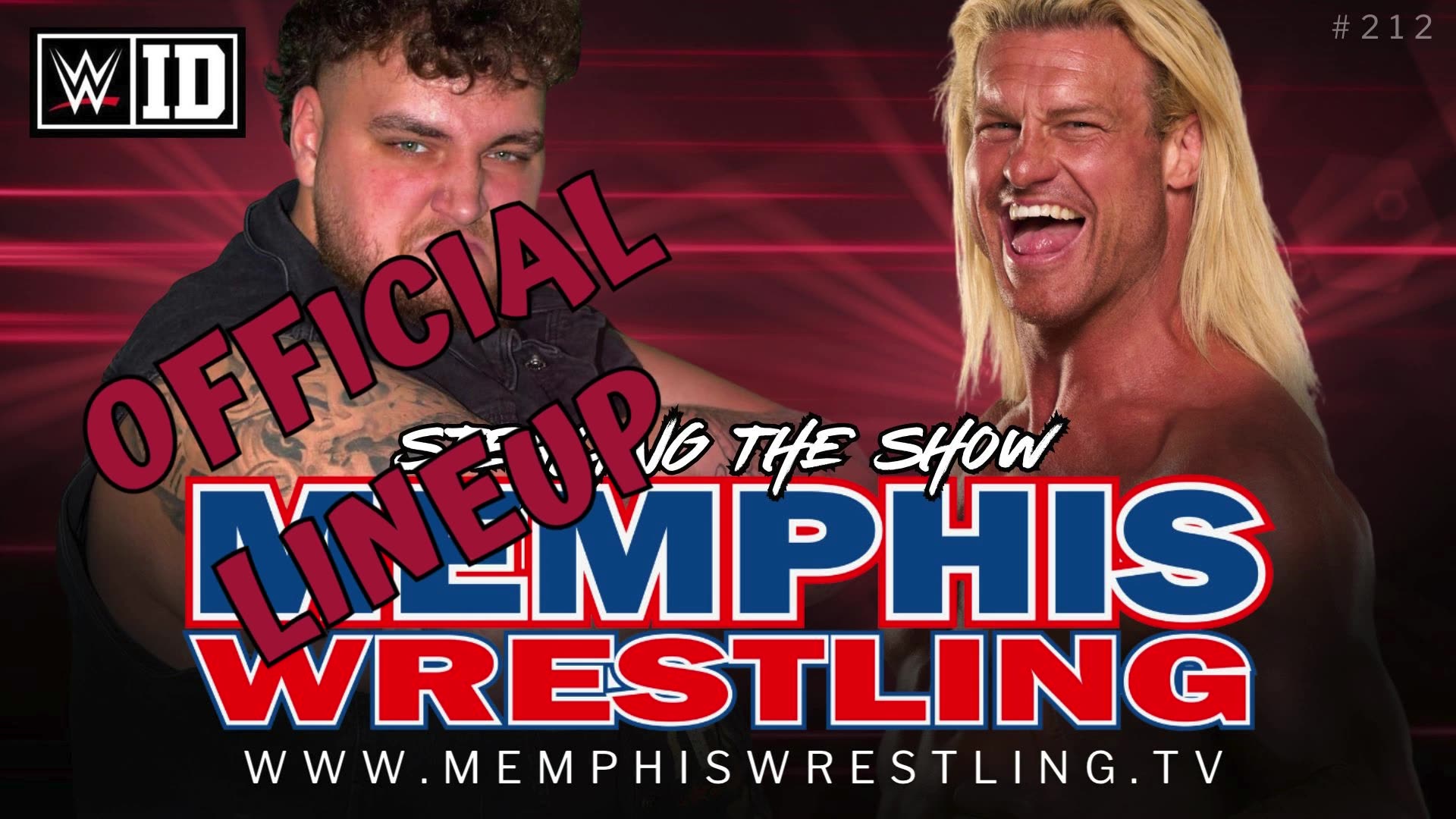 OFFICIAL LINEUP ! WEEK #212 Memphis Wrestling