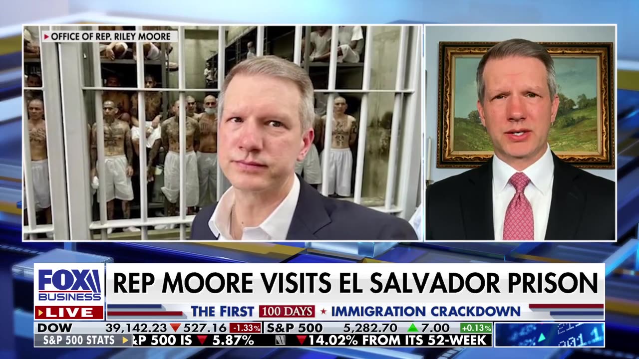 'CHILLING SCENE': Rep. Riley Moore visits 'killers' inside El Salvador ...