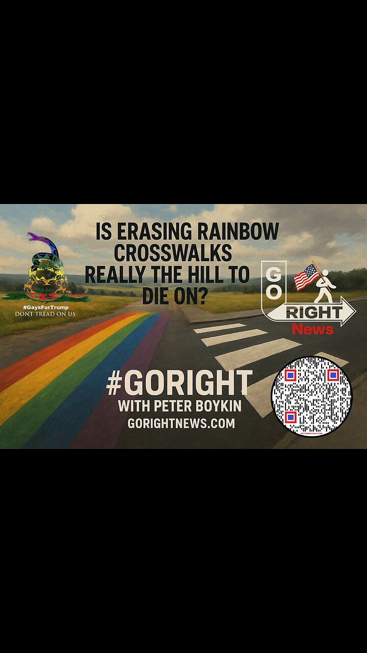 With all the REAL-WORLD PROBLEMS today... Is Erasing Rainbow Crosswalks ...