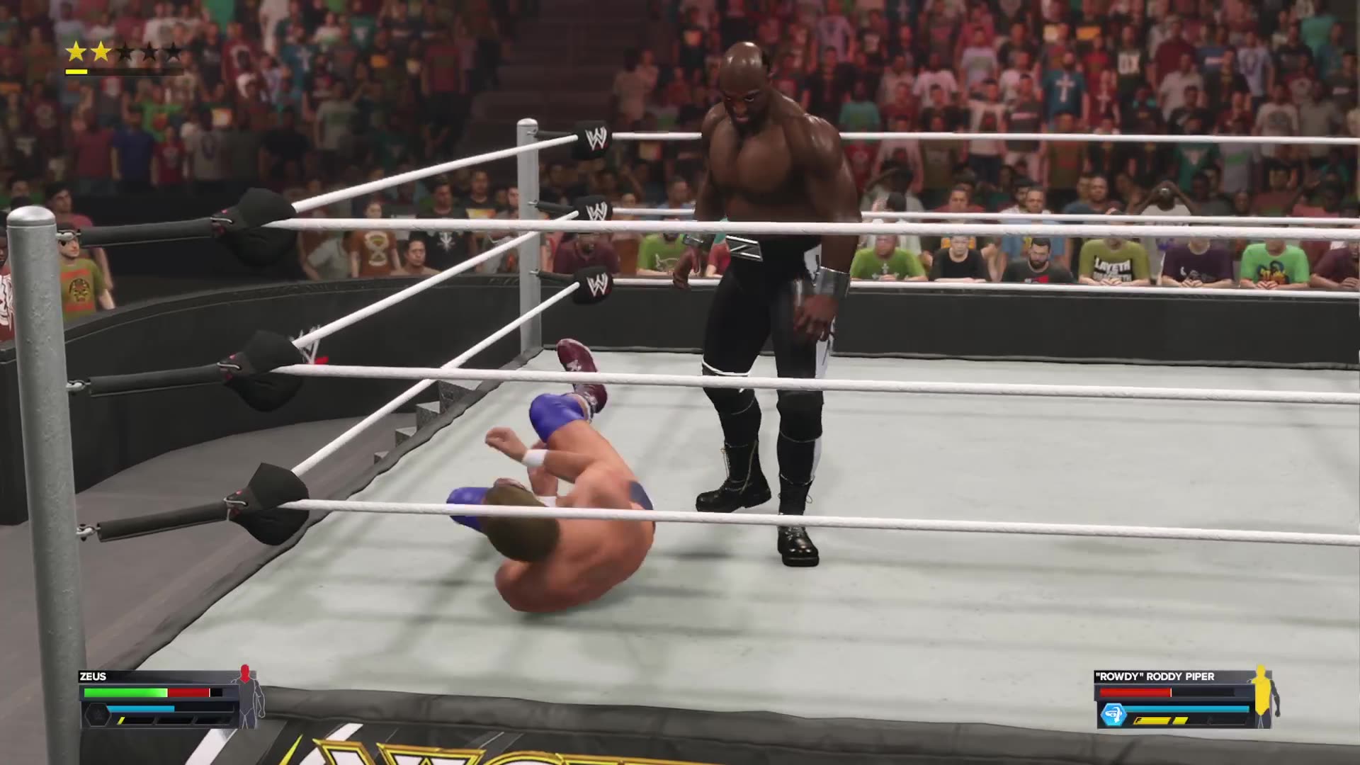 Watch Rowdy fight like only he can | Zeus VS Roddy Piper