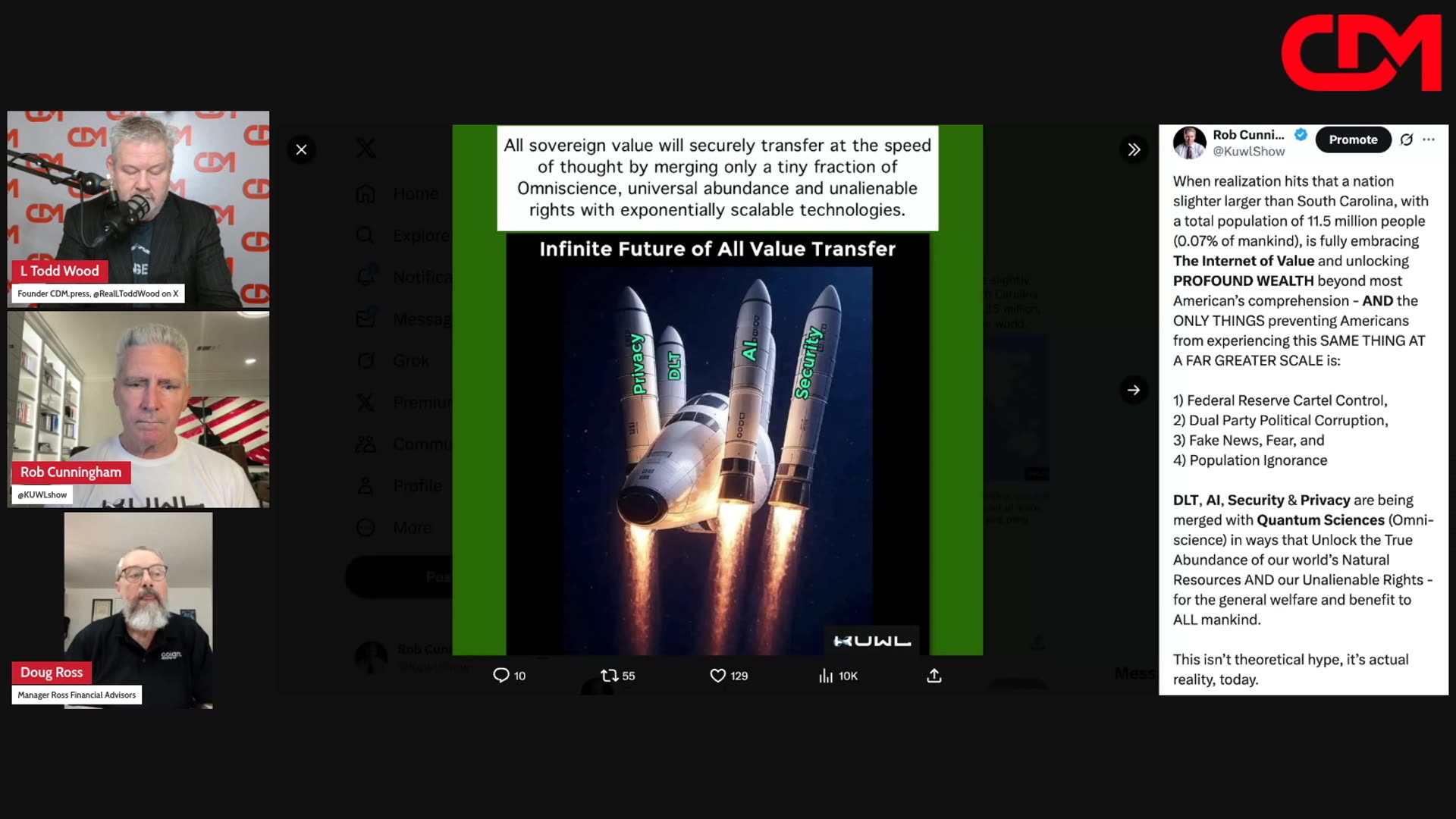 CDM CLIPS: The Pilots Talk Finance - Rob Cunningham, Doug Ross