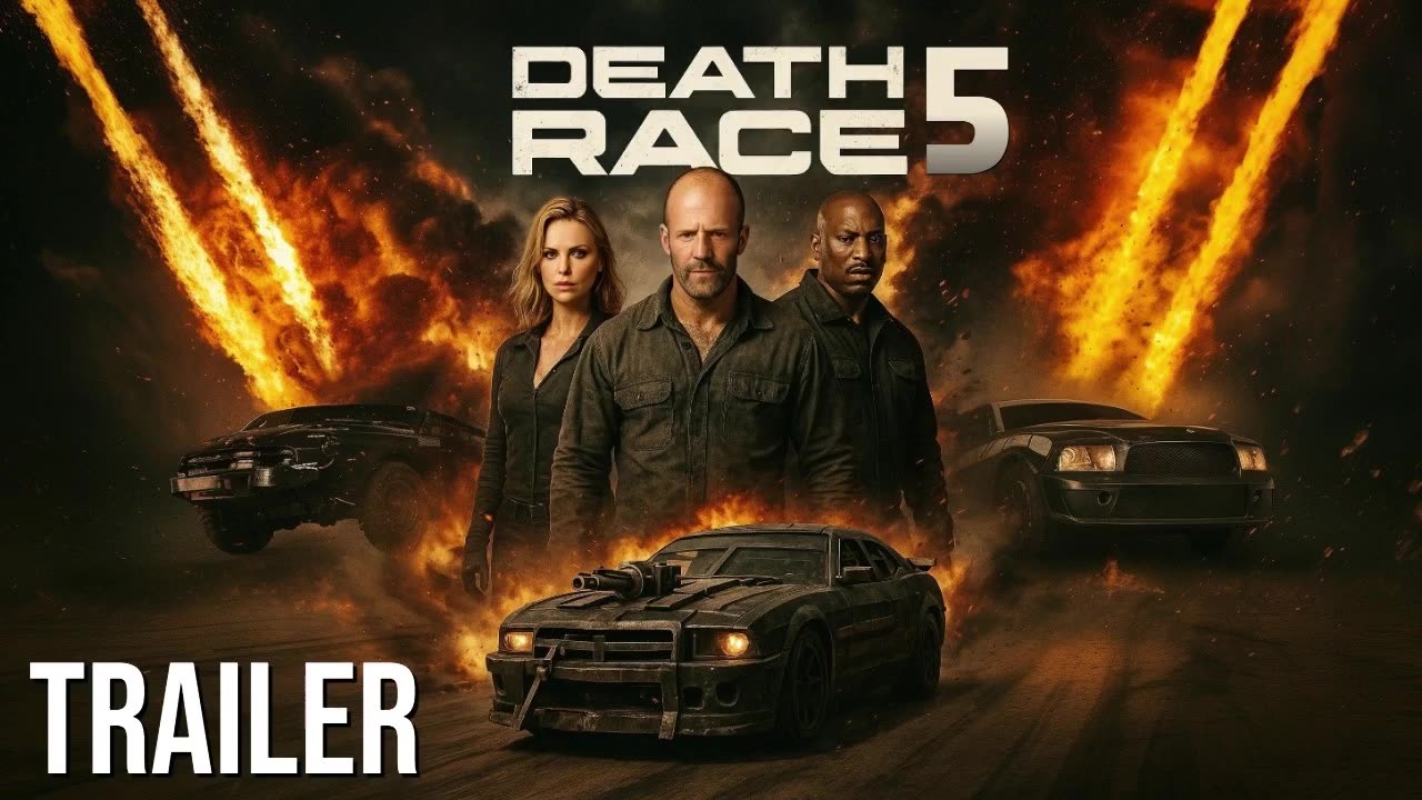 Death Race 5- (2025) – First Trailer _ Jason Statham, Charlize Theron ...