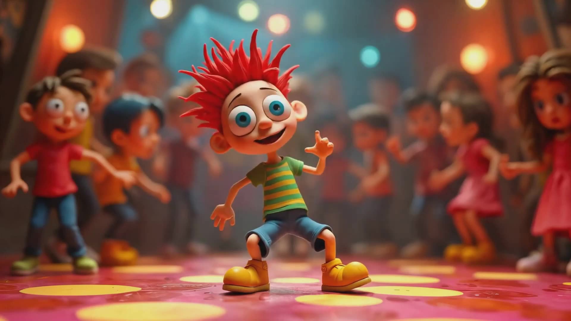 Hilarious Claymation Kids Antics , Big Burger, Silly Dances, and Lots of Laughs