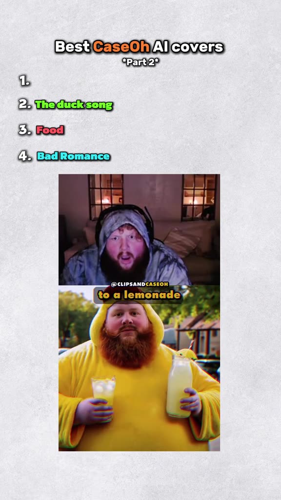 top 5 caseoh ai covers