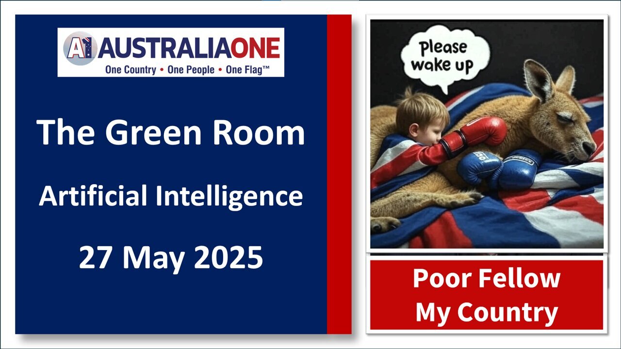 AustraliaOne Party - The Green Room (27 May 2025, 8:00pm AEST)
