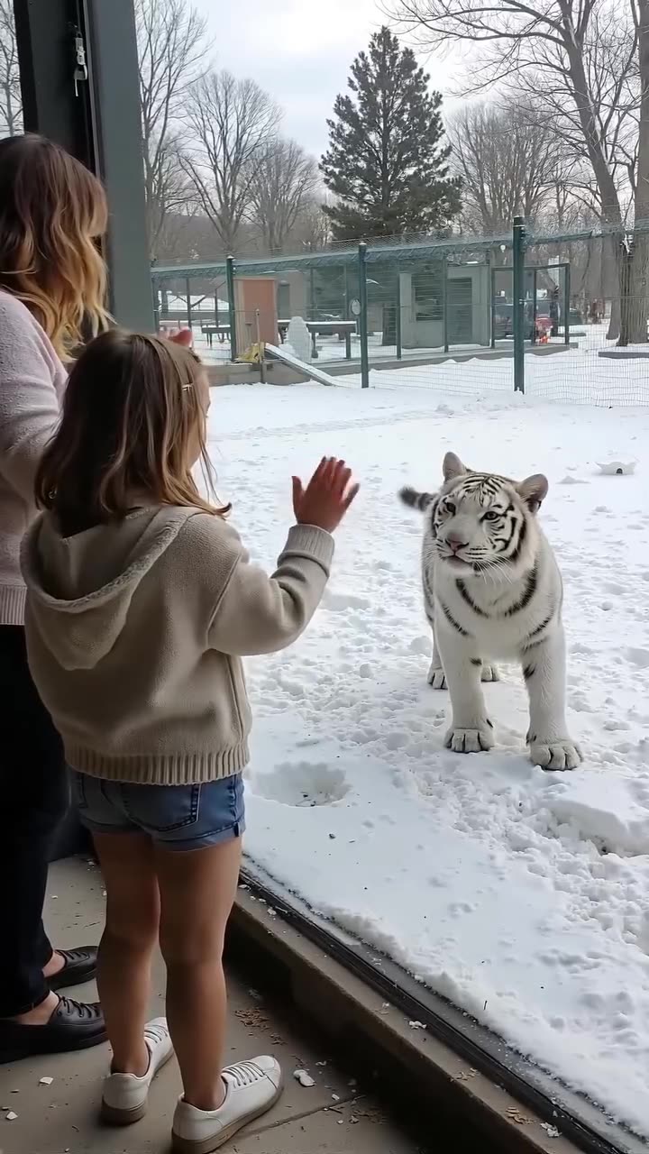 Child falls into white tiger enclosure what the tigers did next shocked ...