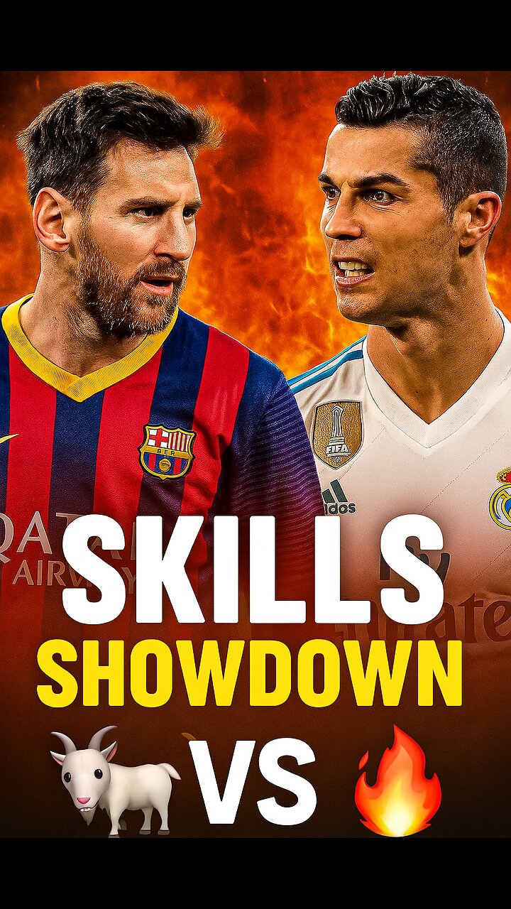 Prime Messi vs Ronaldo Legendary Skills Clash 🔥 Barça vs Real Madrid # ...