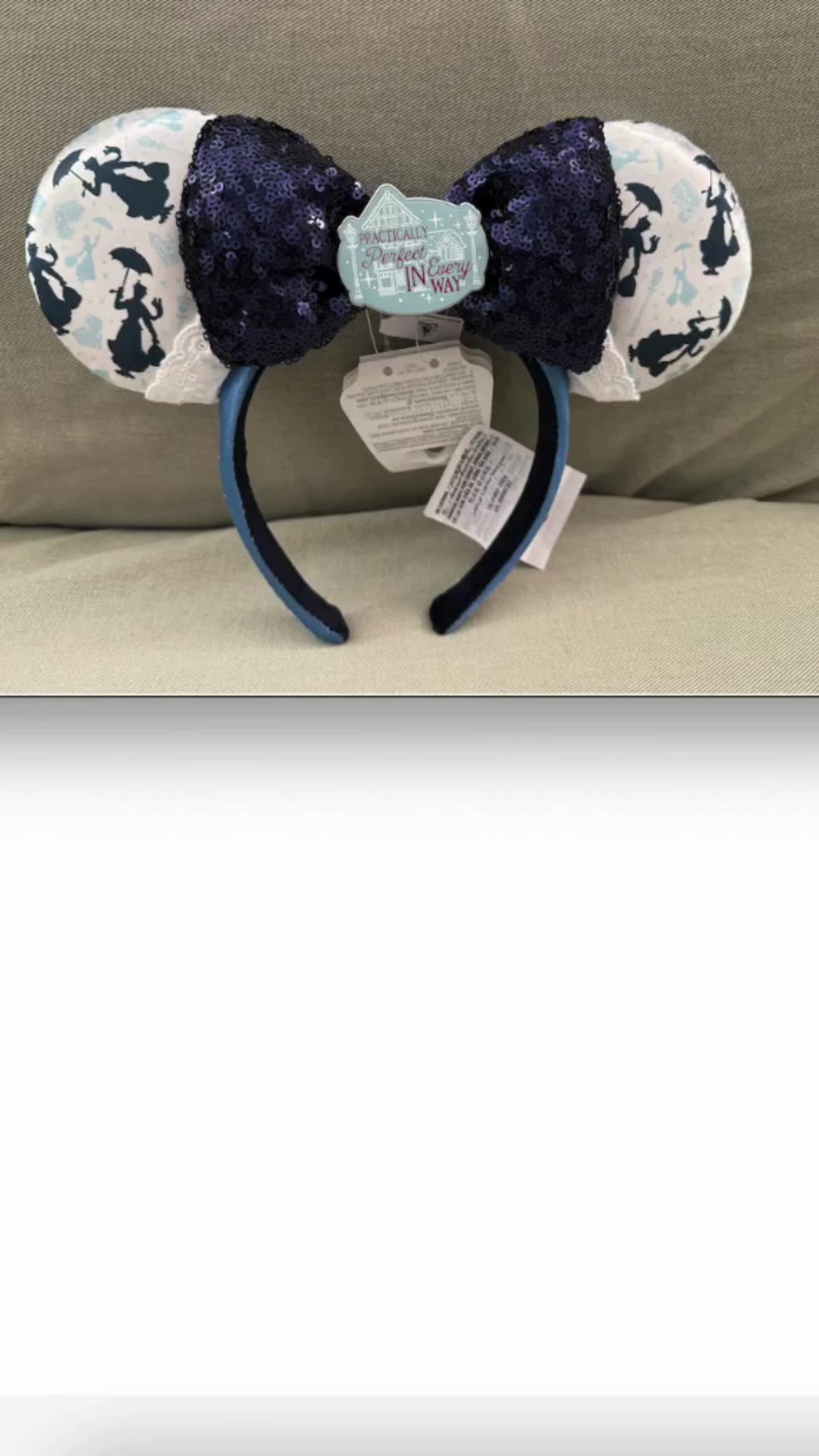 Walt Disney World Epcot United Kingdom Mary Poppins Minnie Mouse Ears ...