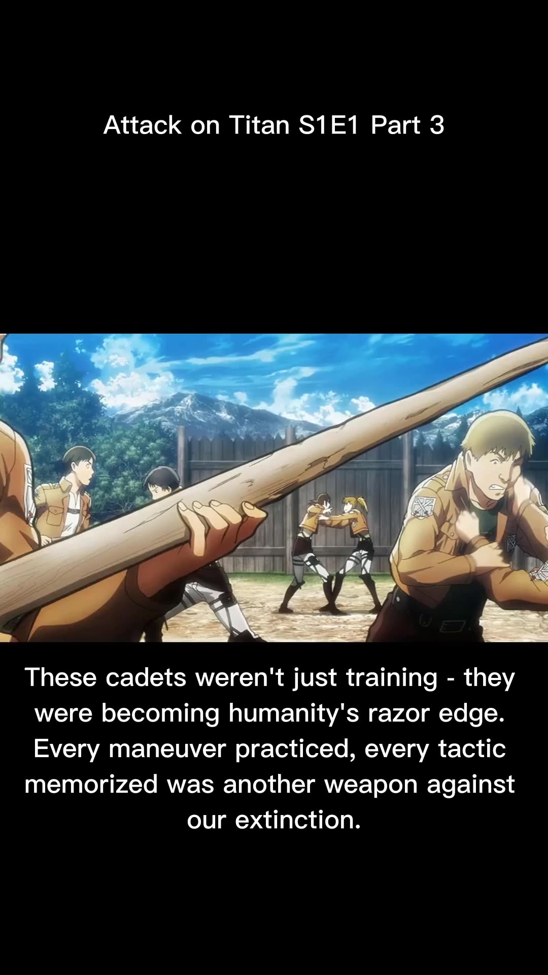 Eren’s HORROR as the Colossal Titan DESTROYS Wall Maria! 😱 (AoT S1E1 Clip)