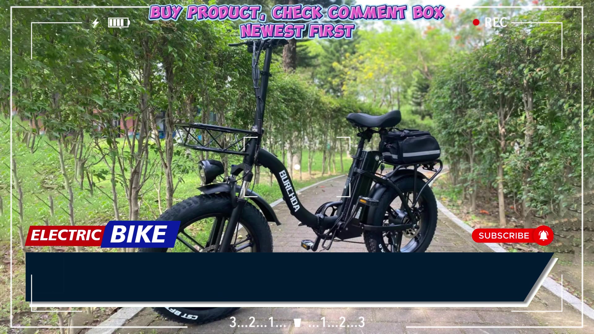 BURCHDA R8V Electric Bike 1000W 48V 20AH Lithium Battery 20 Inch ...