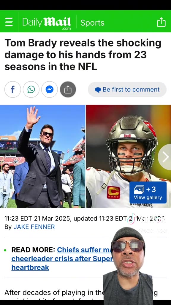 Tom Brady reveals the shocking damage to his hands from 23 seasons in ...