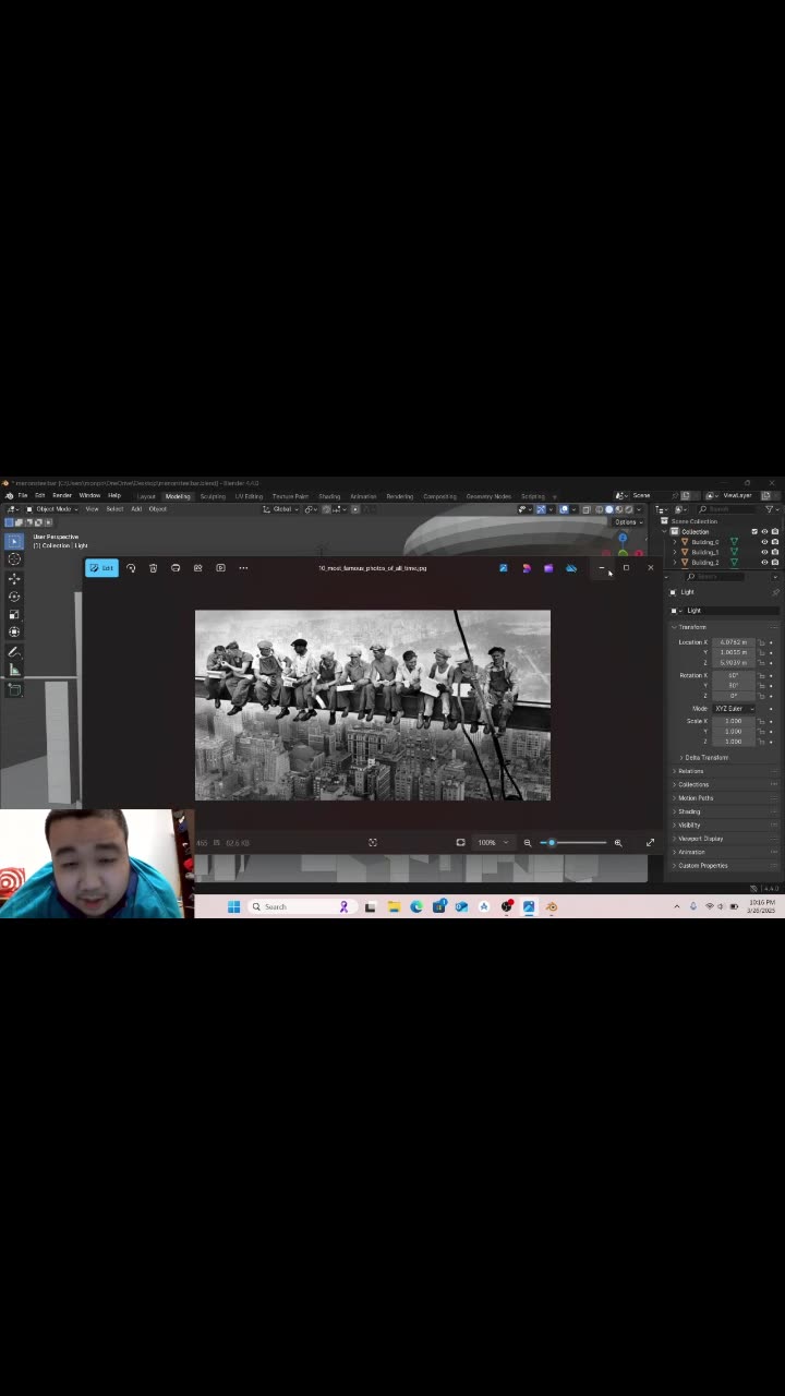 I Recreated the Most Dangerous Lunch Break in History in Blender 3D