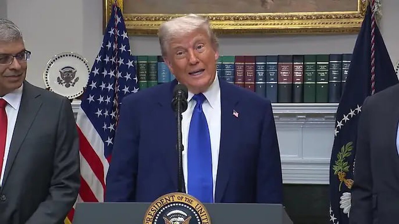 President Trump Holds a Press Conference with the Secretary of Health ...