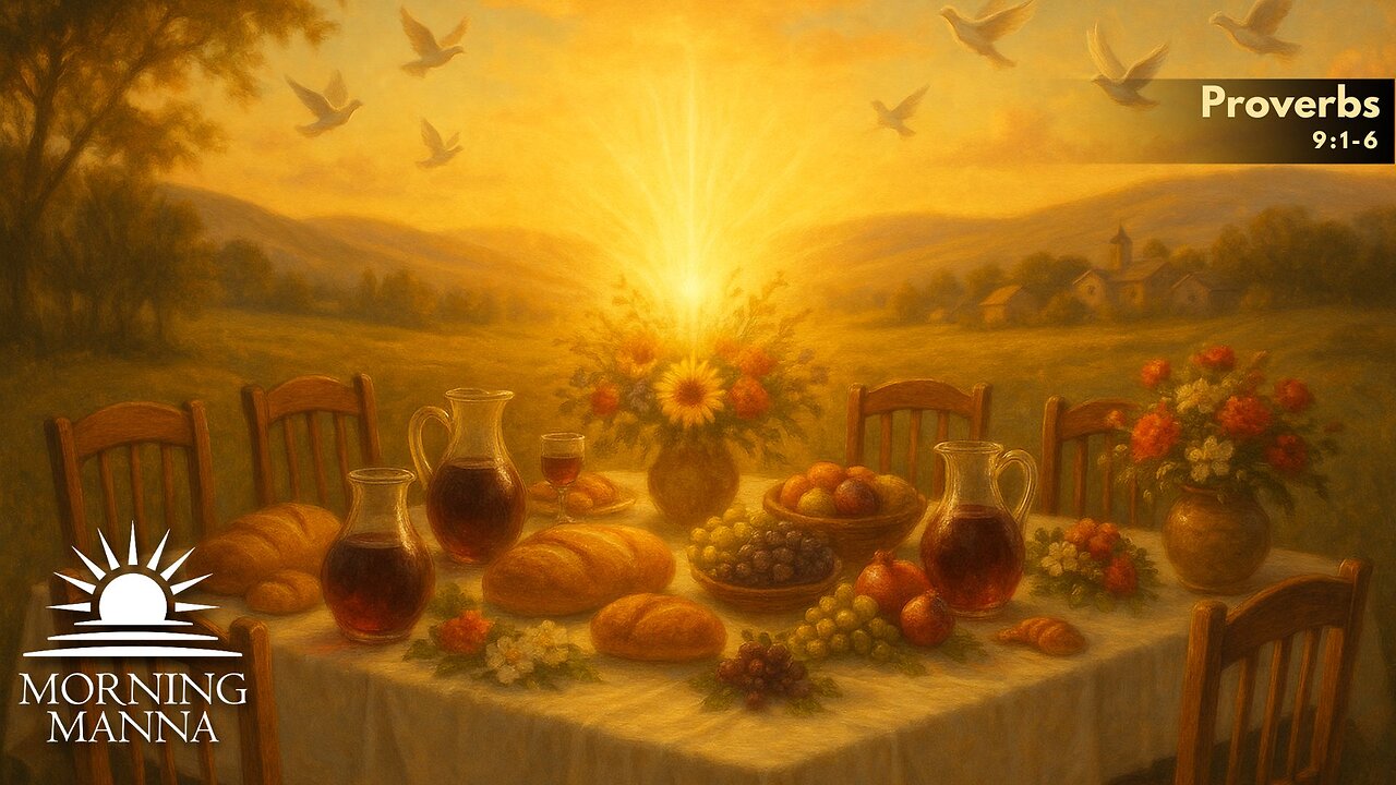 Morning Manna - August 13, 2025 - Proverbs 9:1-6 - Wisdom's Banquet Table
