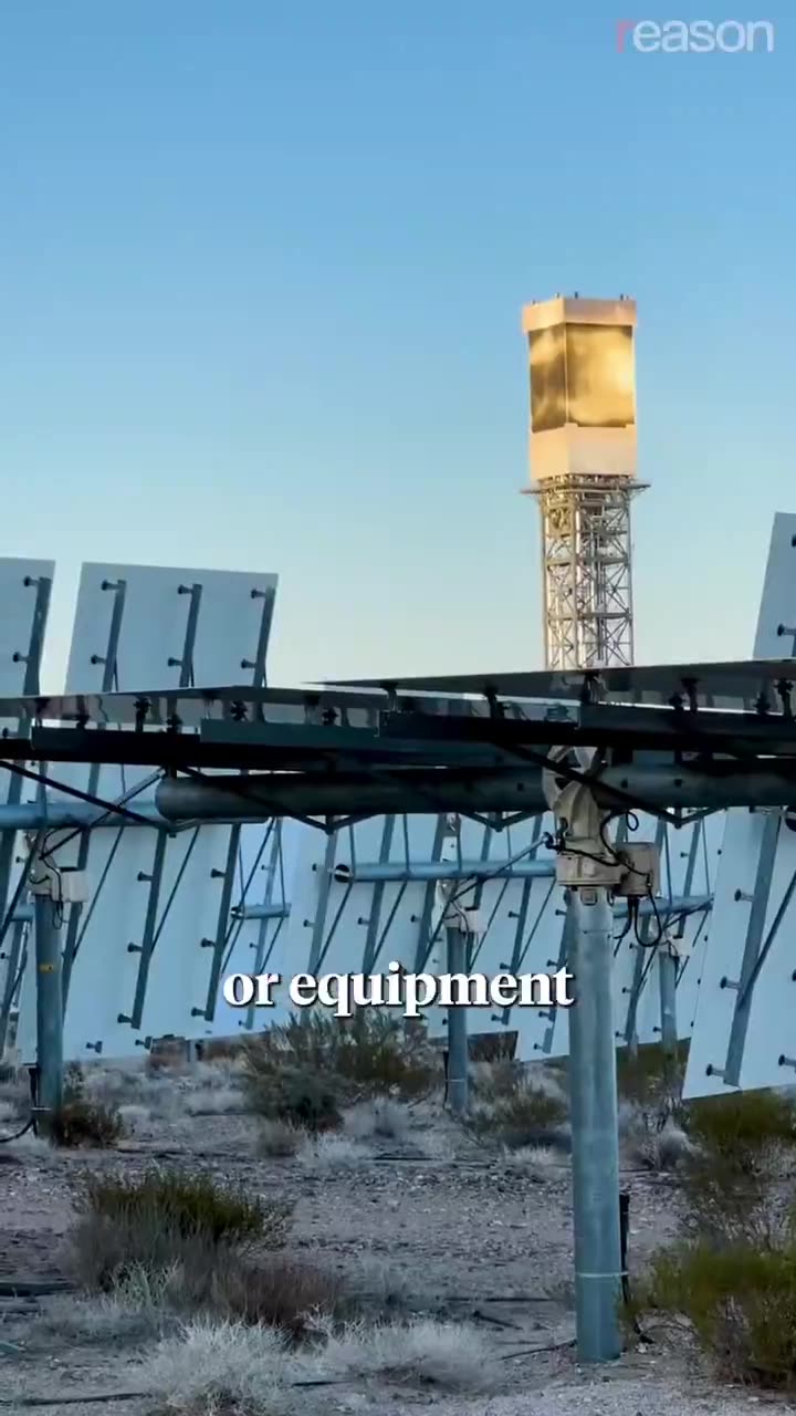 This is Ivanpah, a solar power facility in the Mojave Desert..
