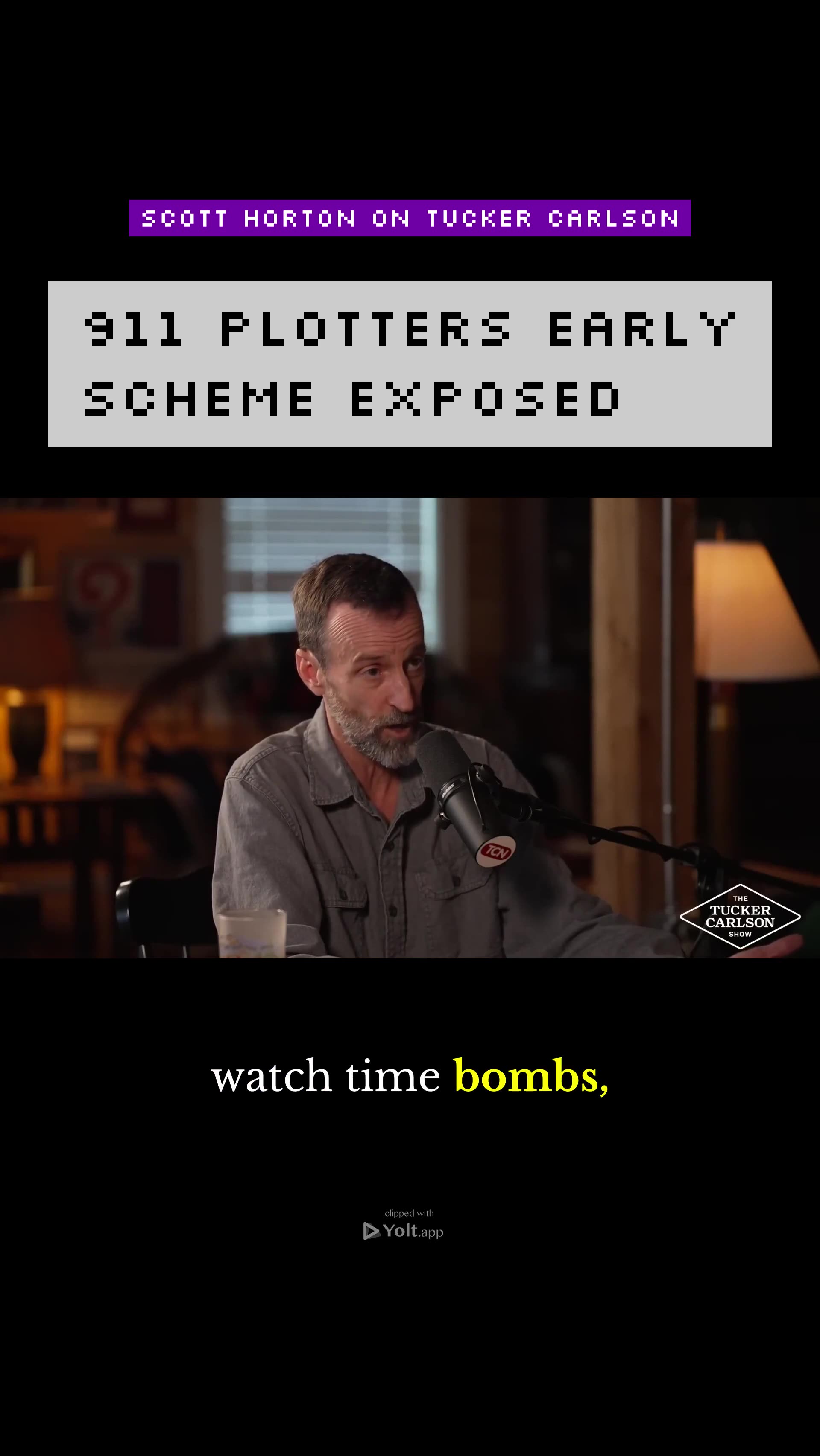 Bojinka Plot: 9/11 Blueprint Uncovered - Scott Horton on Tucker Carlson #bojinkaplot #ramisyousef