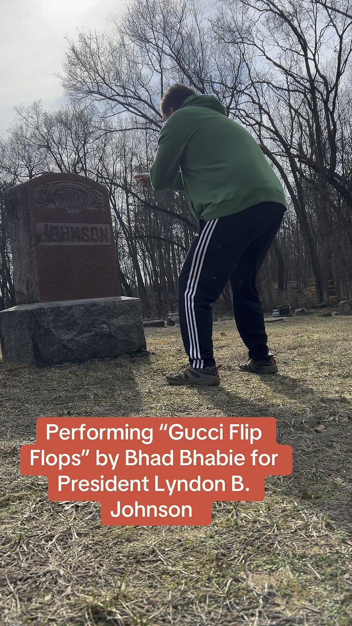 Performing “Gucci Flip Flops” by Bhad Bhabie for President Lyndon B ...