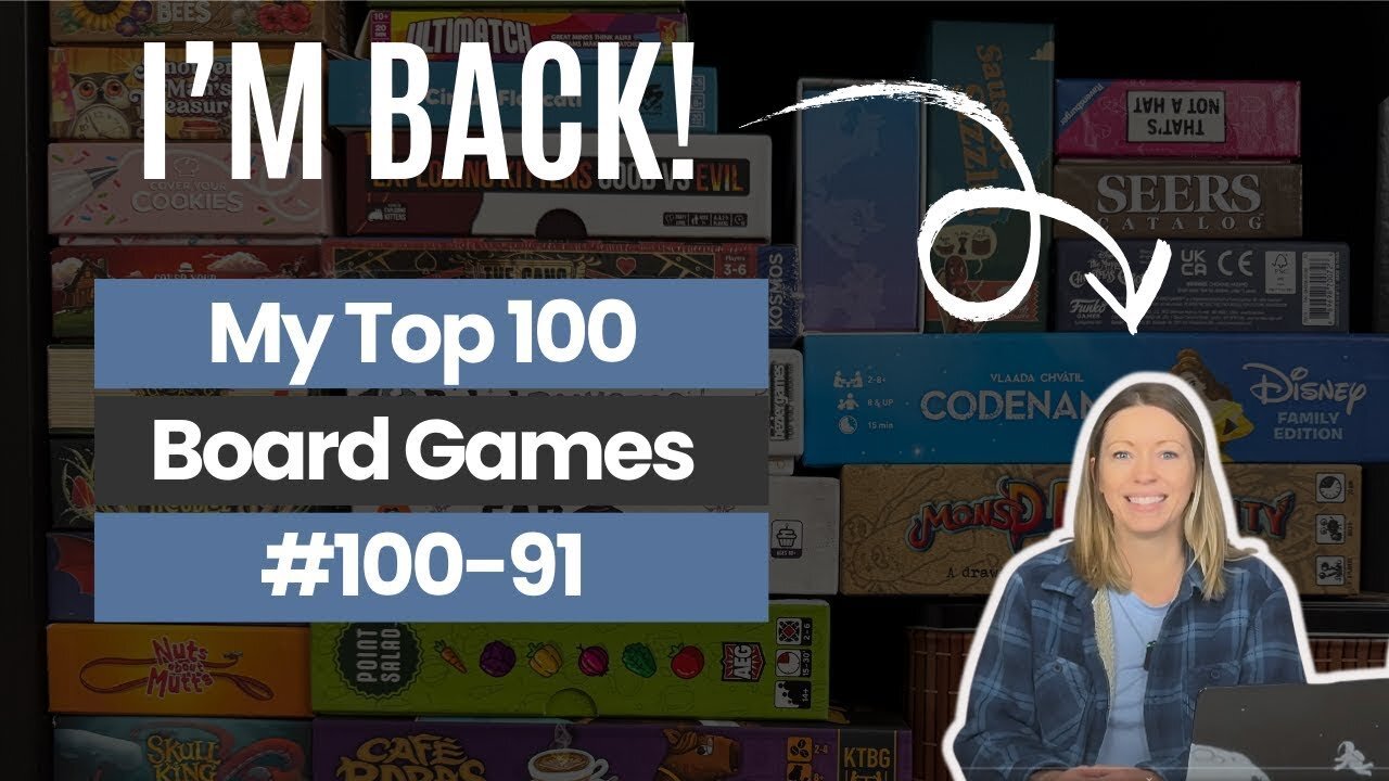 I'm Back! My Top 100 Board Games of All Time Rankings 100-91 | Solo ...