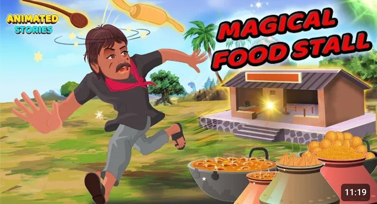 Magical Food Stall | Animated Stories