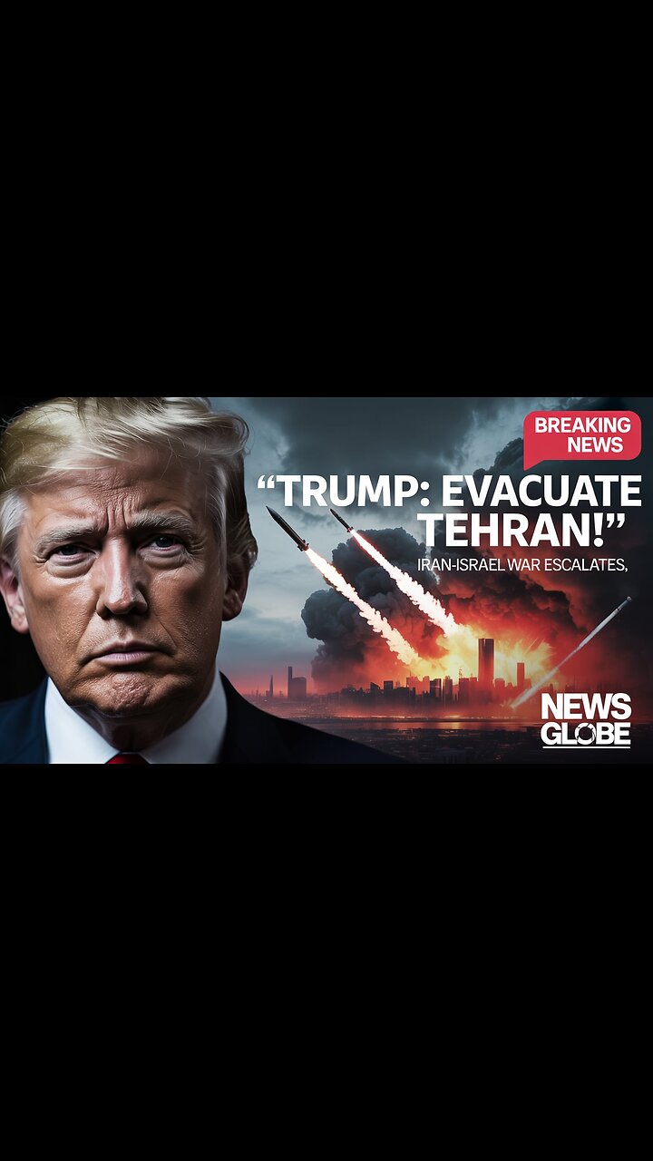 Trump Urges Evacuation of Tehran as Iran-Israel War Escalates | Latest ...