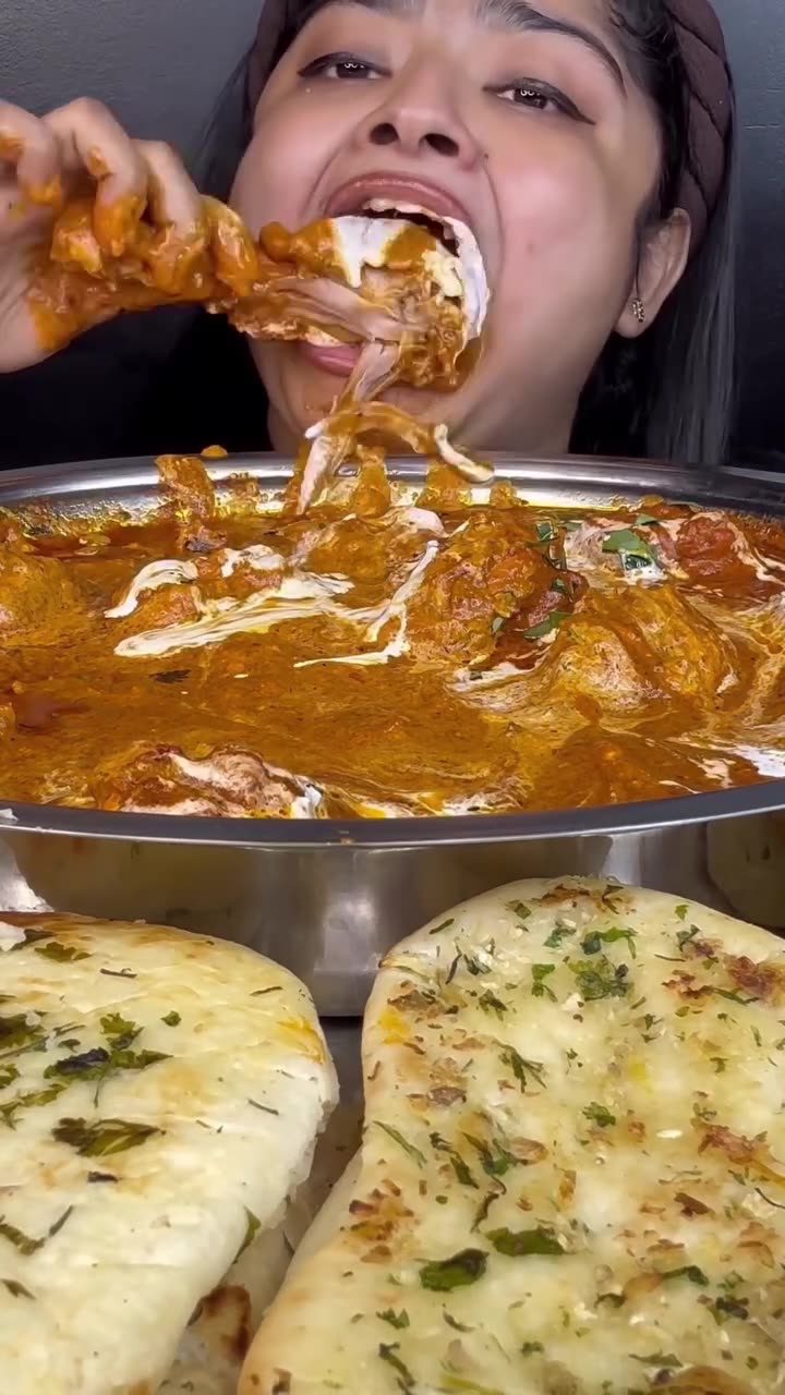 Asmr indian food eating