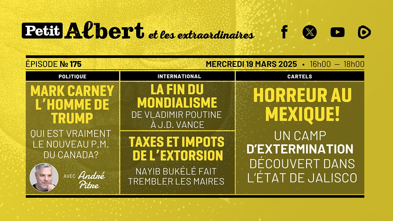 Petit Albert et les extraordinaires Épisode #175 - Avec André Pitre