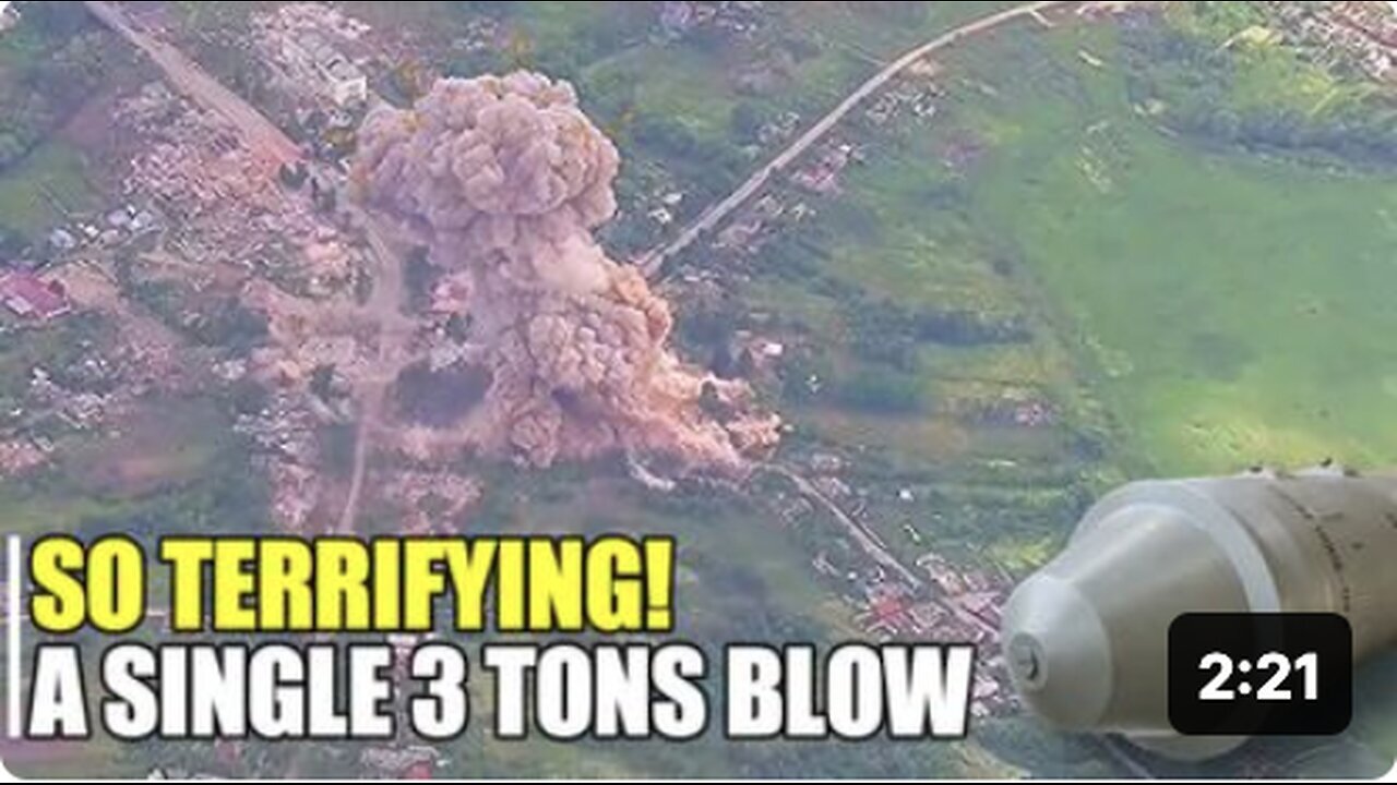 "3 Ton Bomb Dropped on Ukrainian National Guard Complex in Liptsy ...