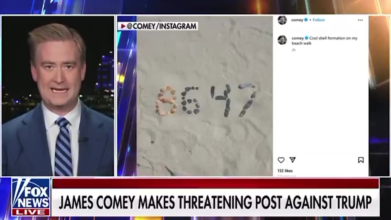 🚨 Peter Doocy just EXPOSED James Comey for his “8647” post “After 30 ...