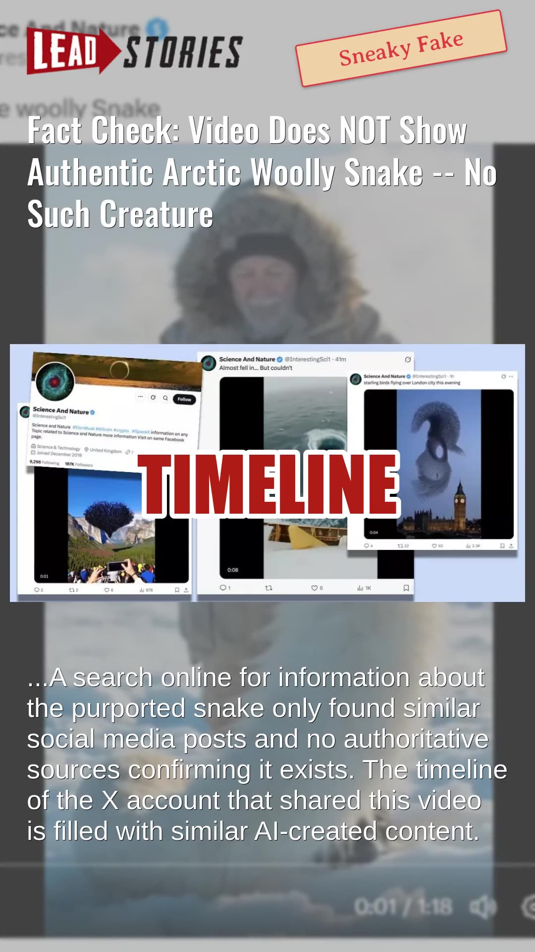 Fact Check: Video Does NOT Show Authentic Arctic Woolly Snake -- No ...