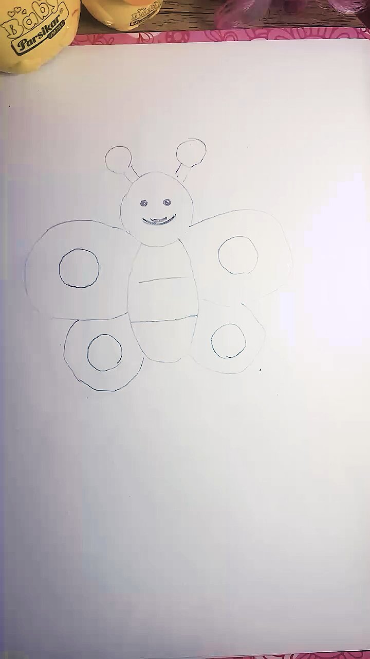 Super Easy Butterfly Drawing 🦋 | Learn to Draw Step by Step