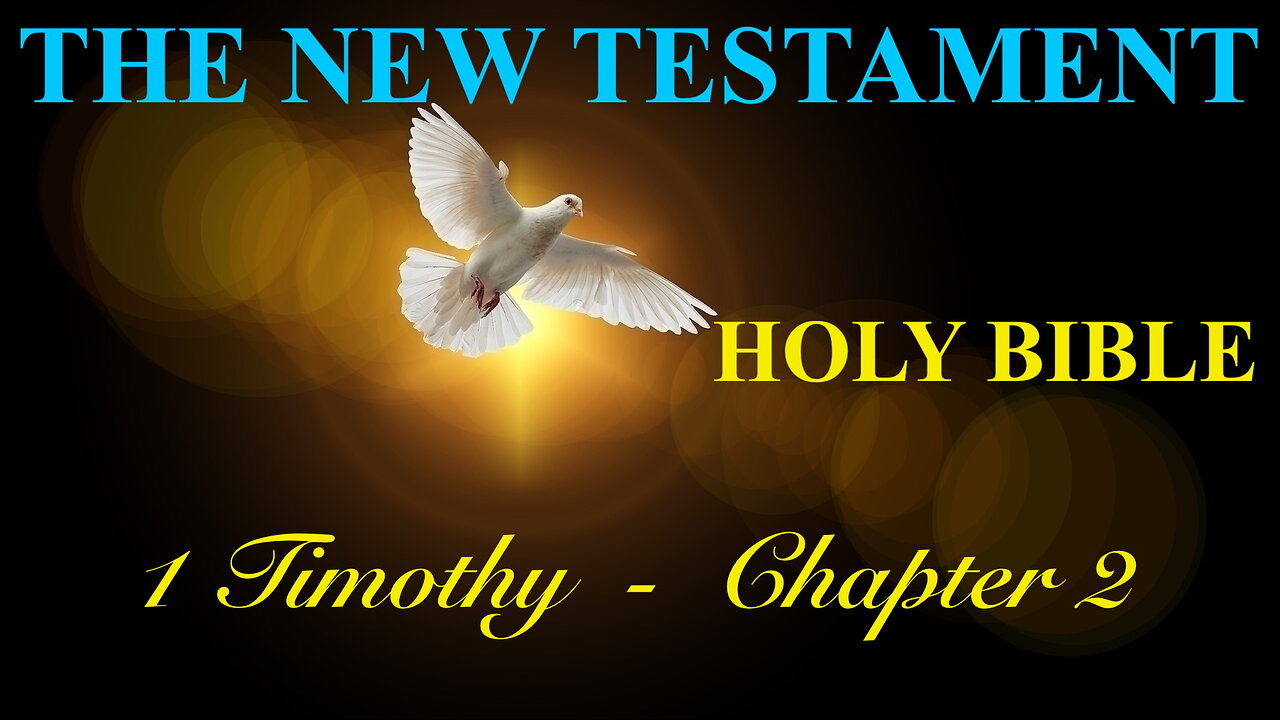 1 Timothy - Chapter 2 DAILY BIBLE STUDY {Spoken Word - Text - Red ...