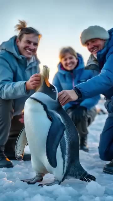 **EMERGENCY! Rescue Team Saves Baby Penguin Wounded By Barnacles And ...