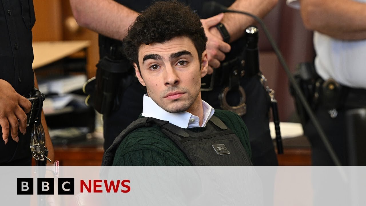 Luigi Mangione pleads not guilty to federal murder charge over CEO's killing | BBC News