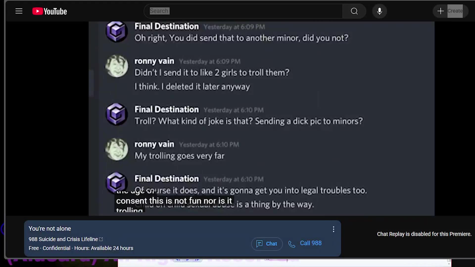 My friend tommy thorns expose video on ronny vain