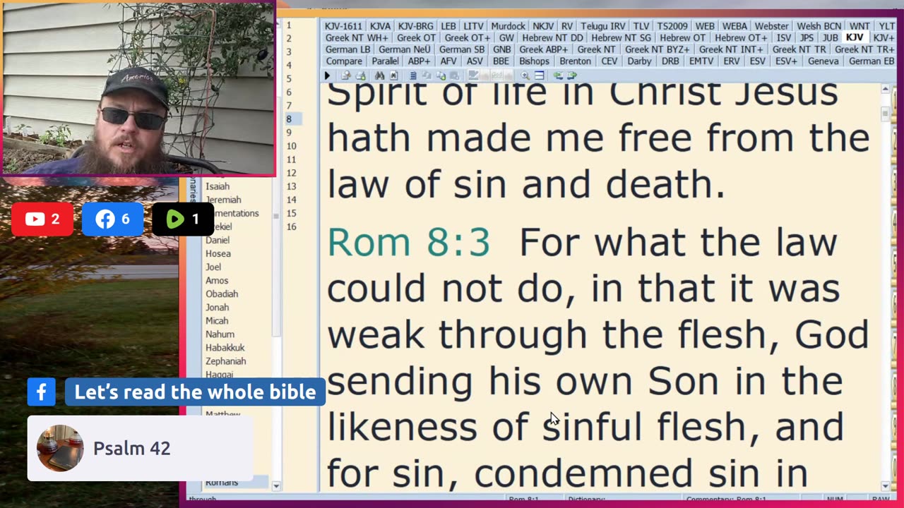 Let's Read the Whole Bible Y'all!! 05/30/2025