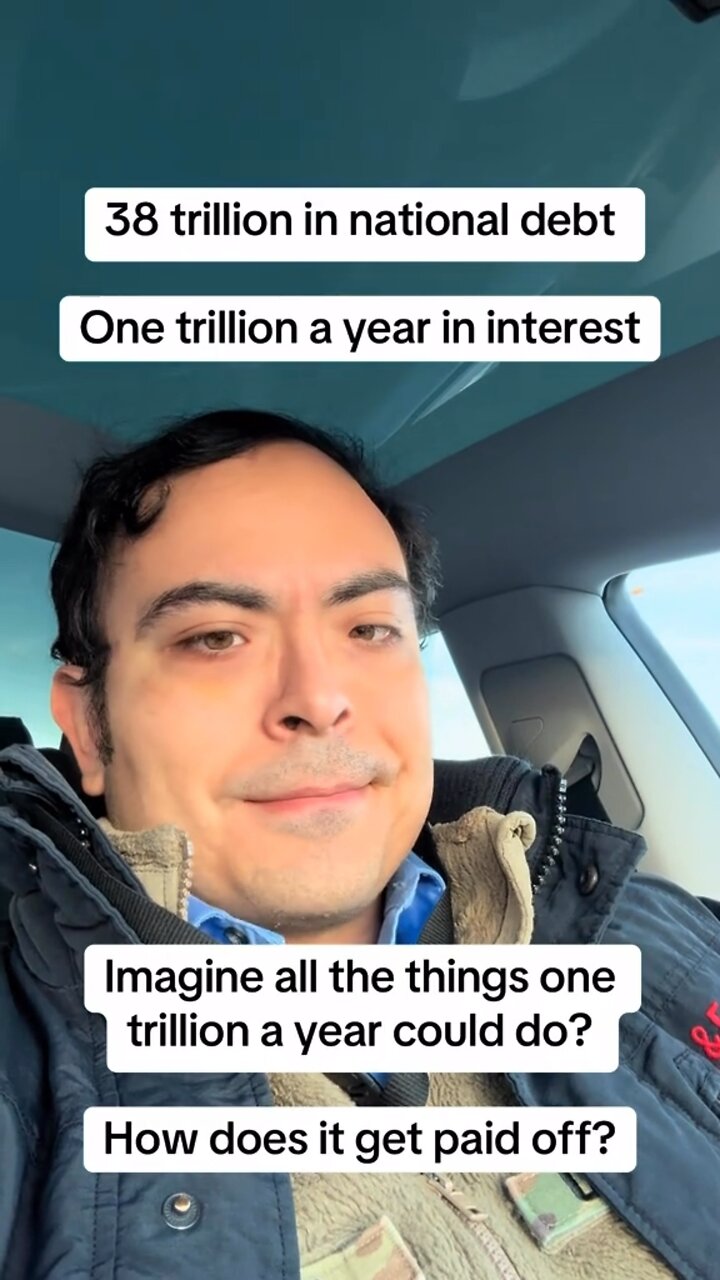 38 trillion in national debt. One trillion a year in interest. How does ...