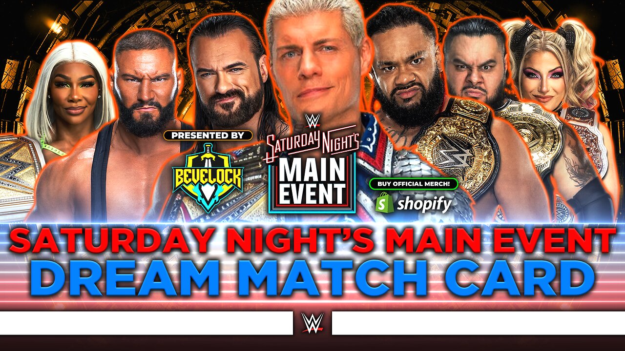 WWE Saturday Night's Main Event 2026 - Dream Match Card