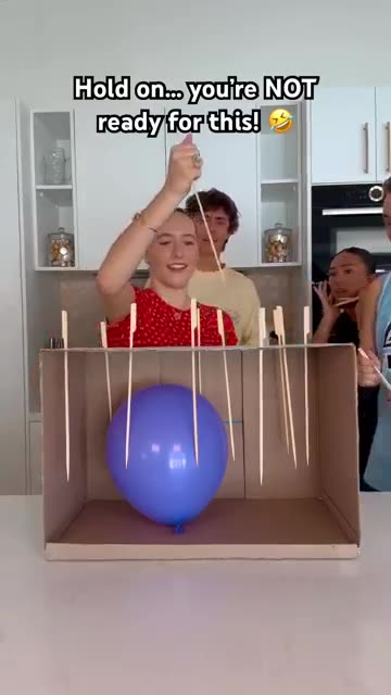 DON’T POP THE BALLOON CHALLENGE! #shorts