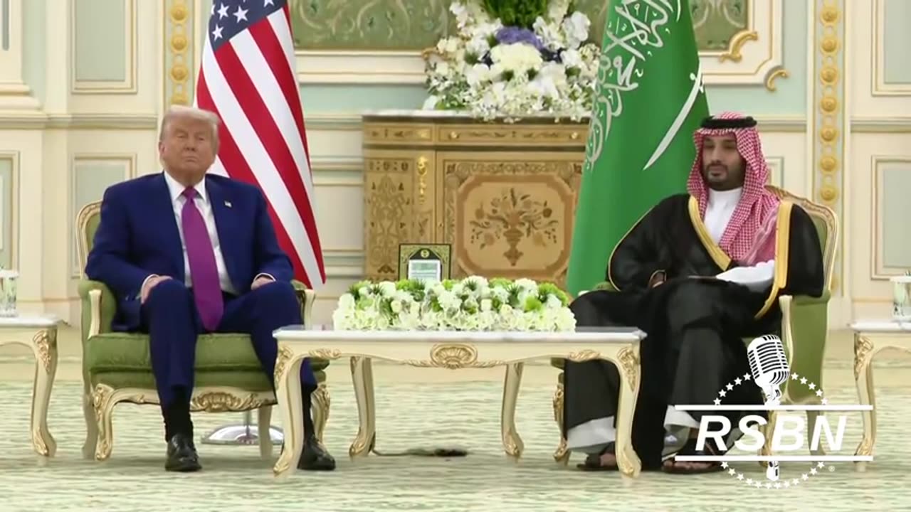 RSBN President Trump signs a $600 Billion plan at the Saudi Royal Court ...