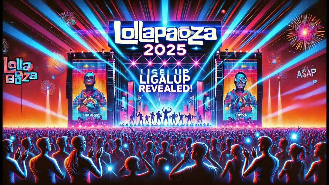 Lollapalooza 2025 Lineup REVEALED! 🔥 Olivia Rodrigo, A$AP Rocky, TWICE ...