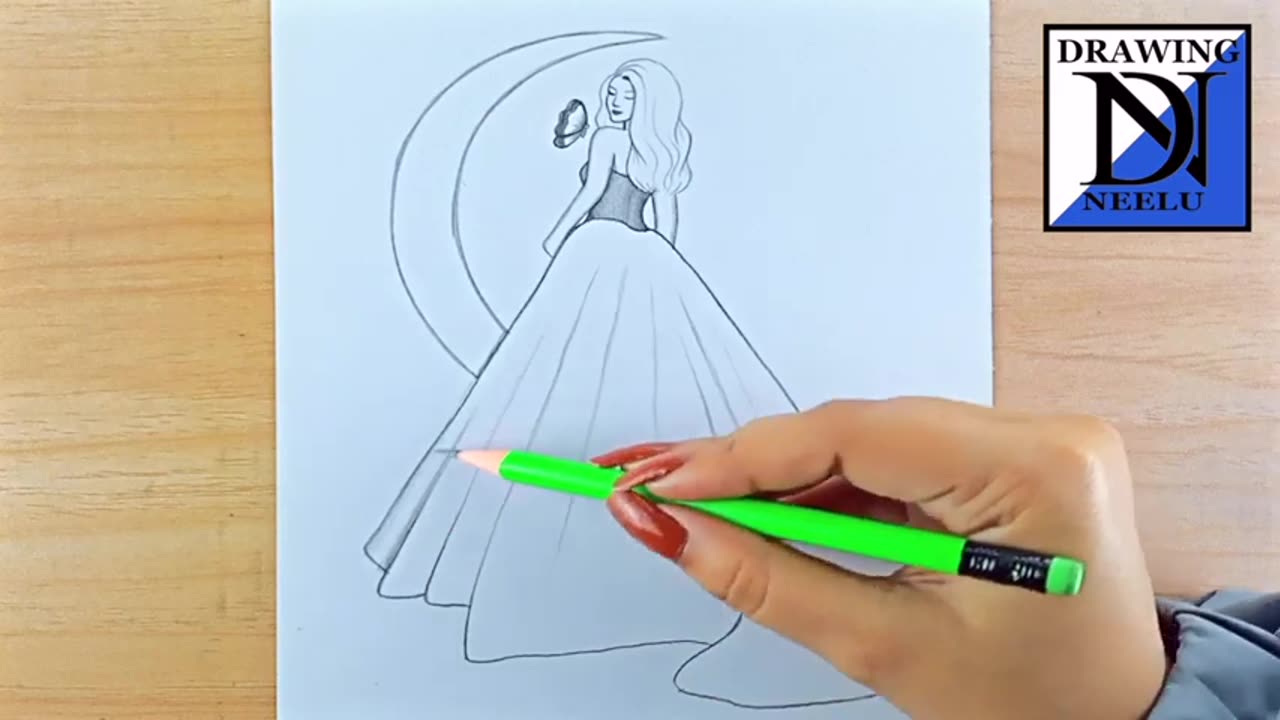 How to draw a Very easy Girl Backside || Pencil sketch for beginner ...