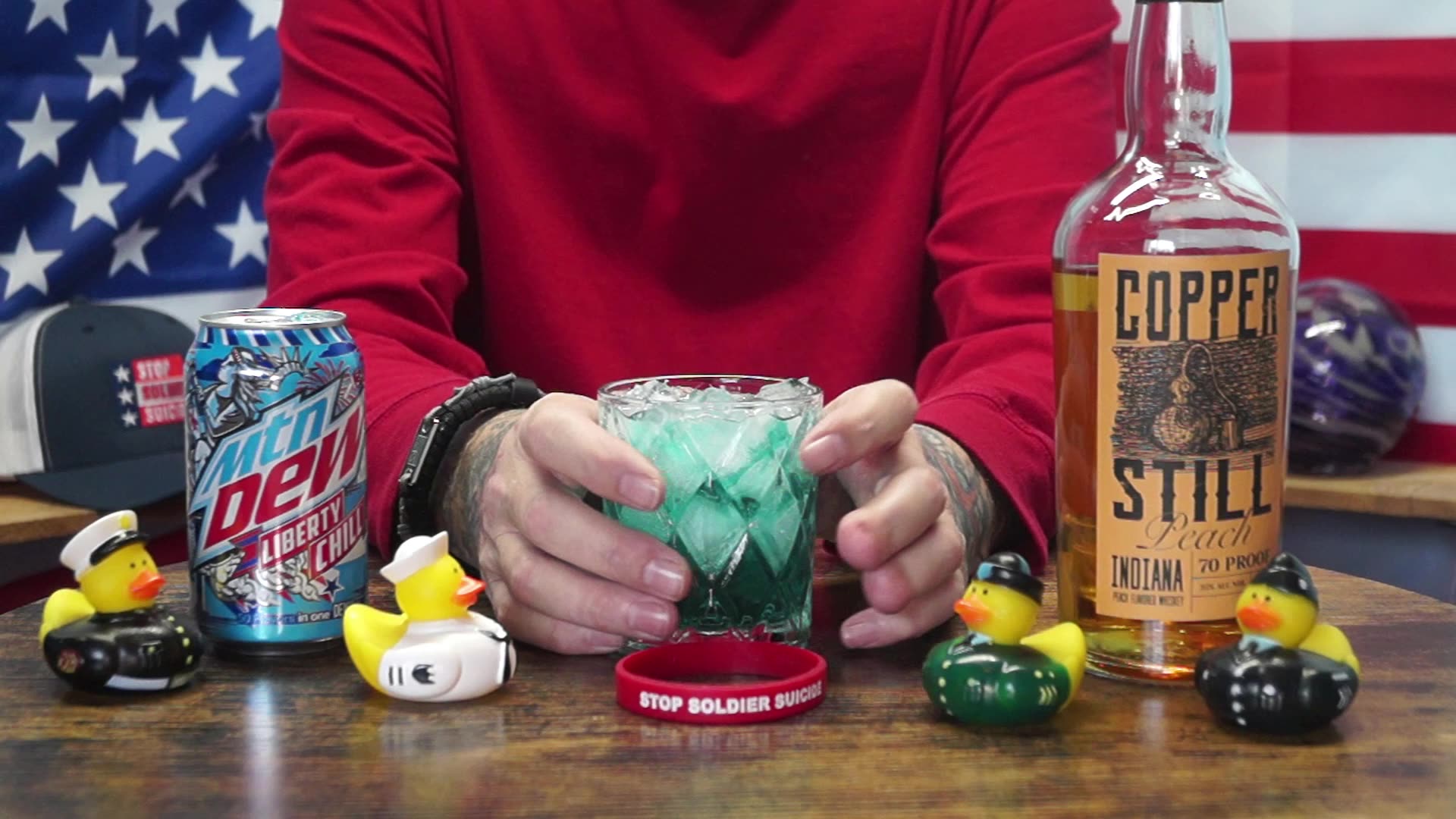 Richard Chamberlain - Copper Still Peach Whiskey & Mtn Dew Liberty Chill