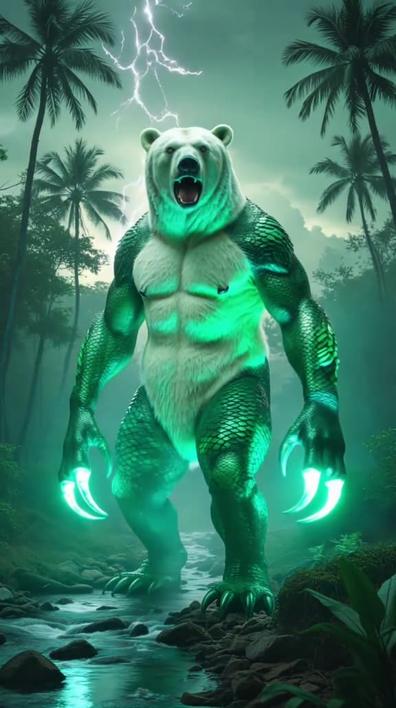 Ai Snake + White Bear Animal