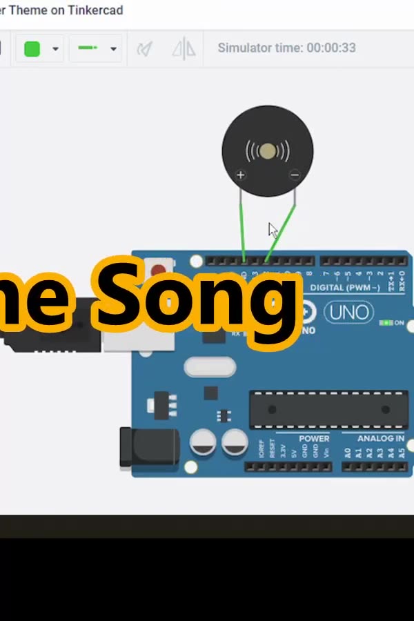 #korobushka #Tetris Theme Song #Arduino #Tinkercad #AeroArduino
