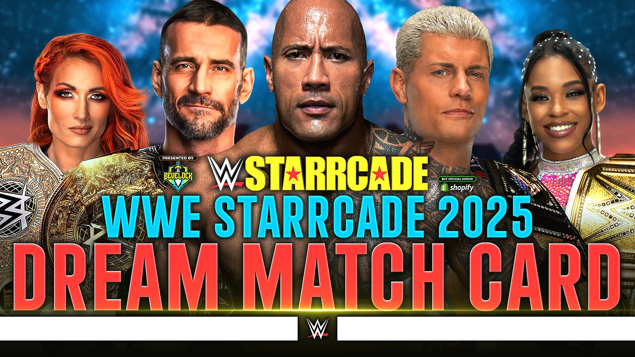 WWE Starrcade 2025 - Dream Match Card
