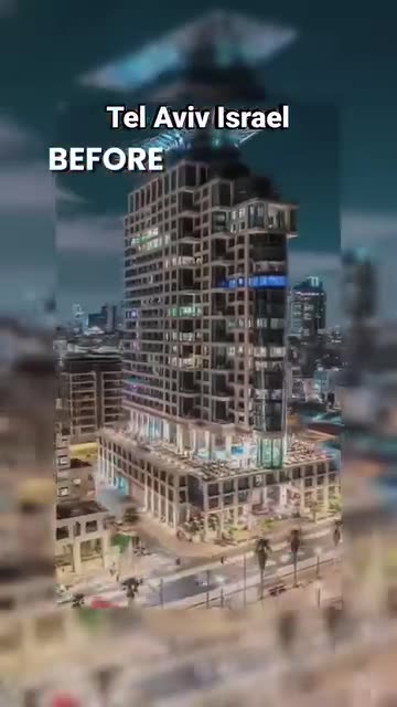 Tel Aviv, Israel, Before and After the "Twelve Day War"